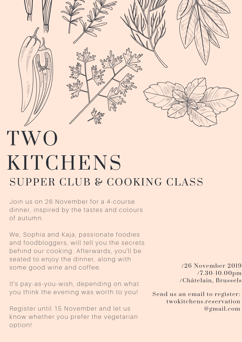 Big News: Launch of the ‘Two Kitchens’ Supper Club in Brussels – REAL ...